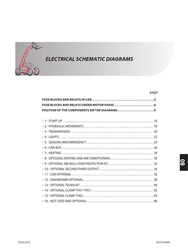 Manitou Fuse Box and Wiring Diagrams | PDF | Electronics | Electrical ...