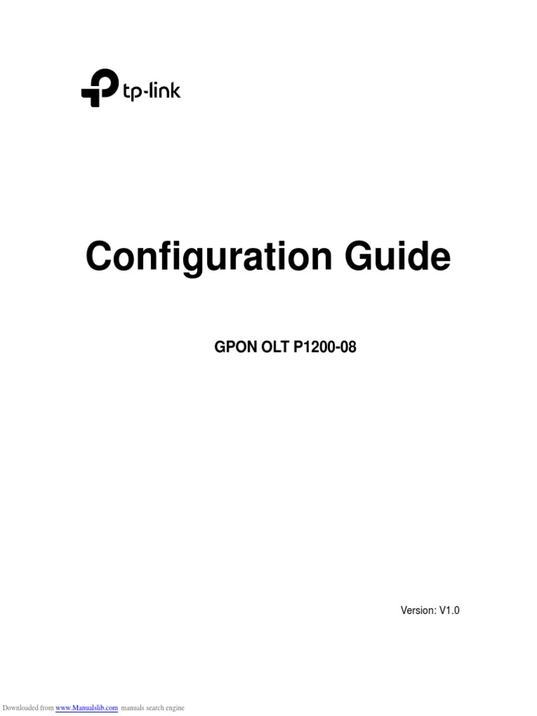 TP Link Gpon-Olt Commands | Download Free PDF | File Transfer Protocol | Computer Network