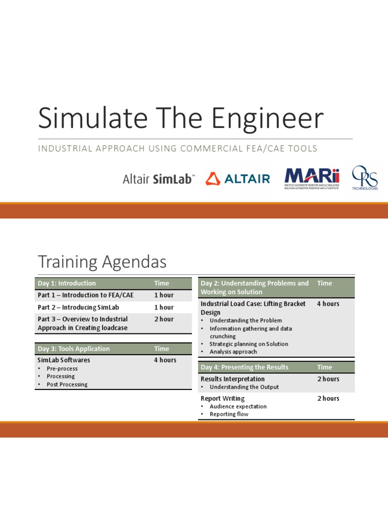 Day 1 - Part 1a - Introduction To FEA - Rev1 | PDF | Finite Element ...
