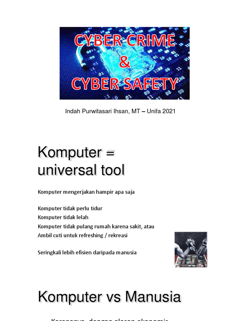 CYBER CRIME and CYBER SAFETY | PDF