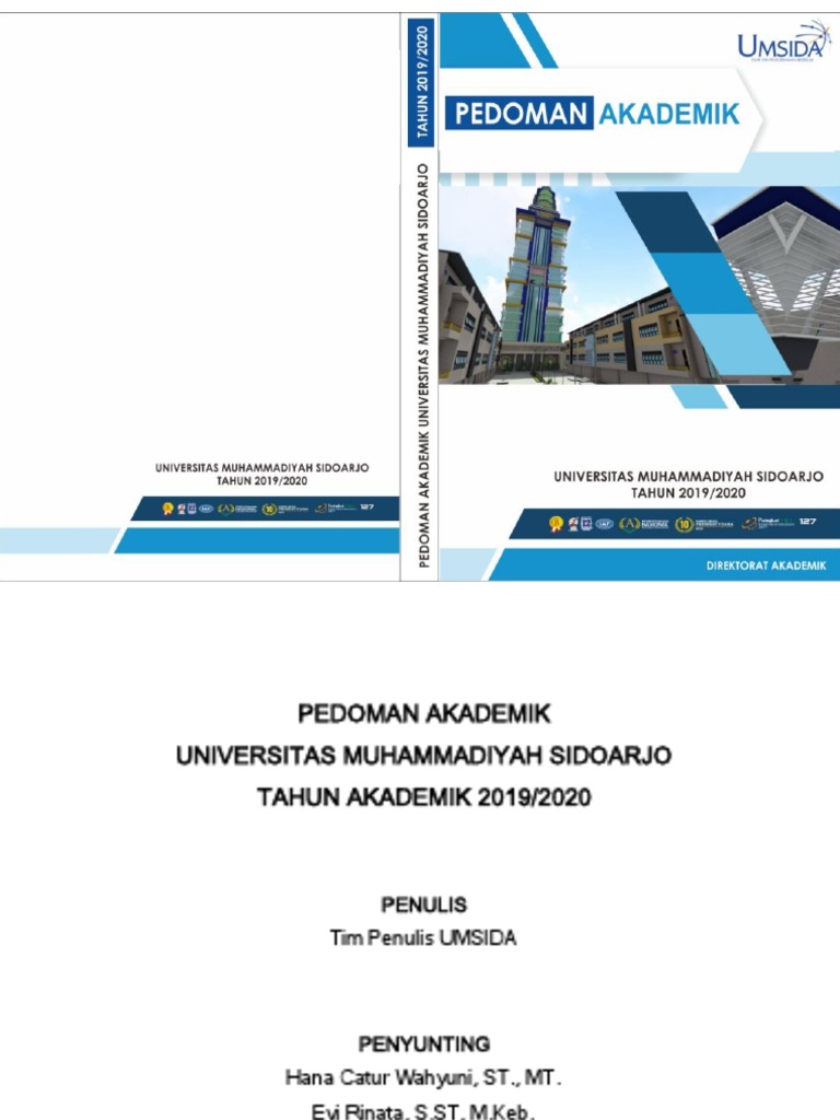Pedoman Akademik Umsida Ta 2019 2020 | PDF