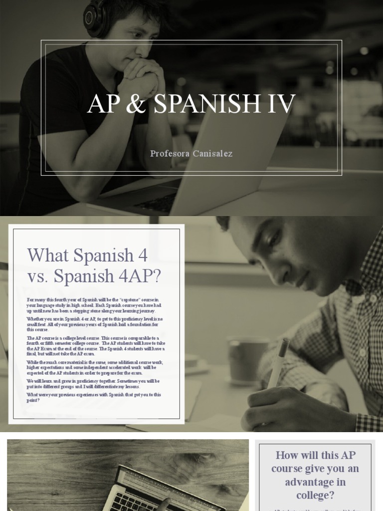 Ap Spanish IV Intro | PDF | Advanced Placement | Test (Assessment)