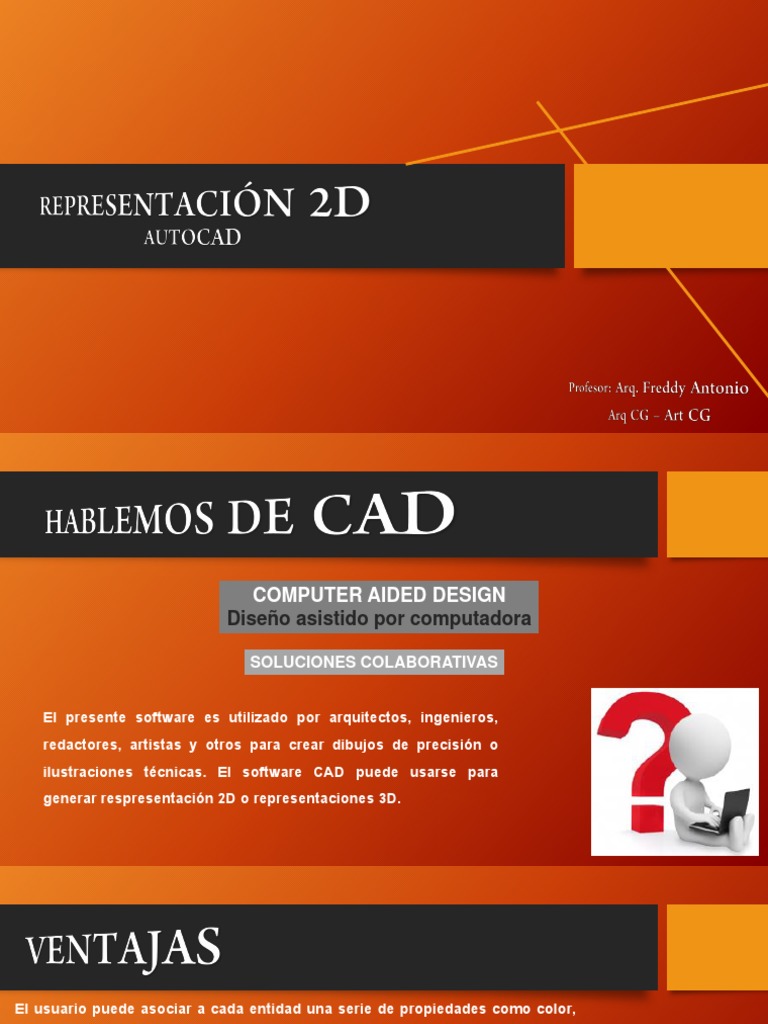 Presentación AUTOCAD | PDF
