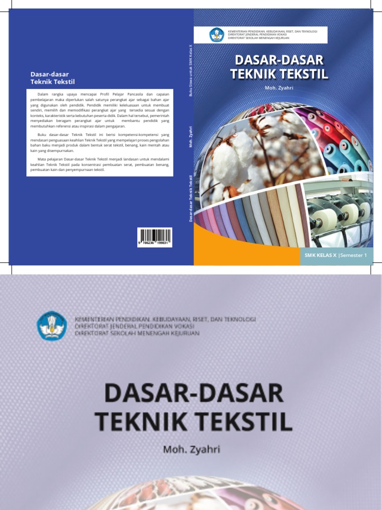 Dasar Teknik Tekstil SMK Kelas X | PDF | Komputer