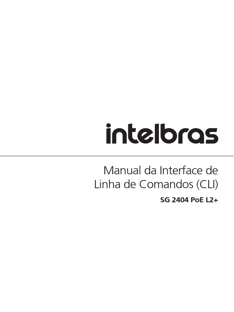 Manual de Interface de Linha de Comandos 3 | PDF | Rede de computadores ...