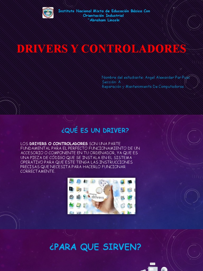 Drivers o Controladores | PDF | Hardware de la computadora | Informática