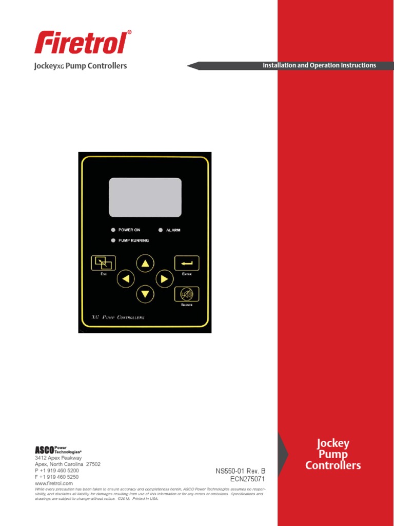 MANUAL - JOCKEY PUMP CONTROL PANEL | PDF