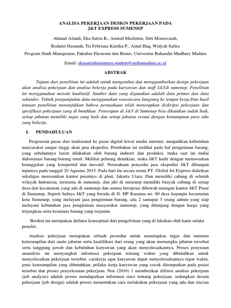 Jurnal JNT | PDF | Karier & Perkembangan | Bisnis