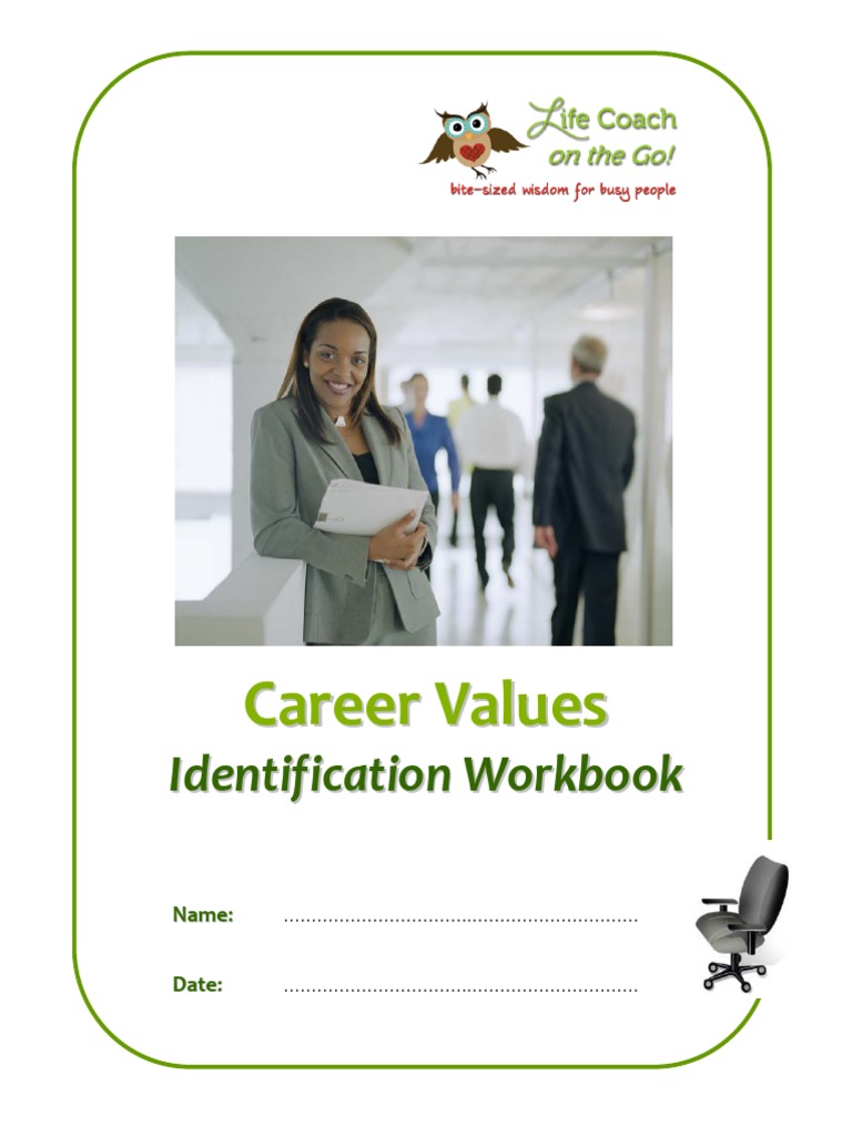 Career Values Identification Workbook | Download Free PDF | Cognition