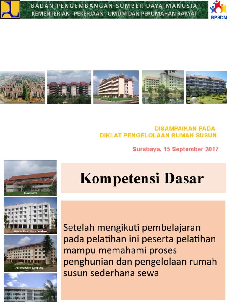 4e483 13. Penghunian Dan Pengelolaan Rusun | PDF