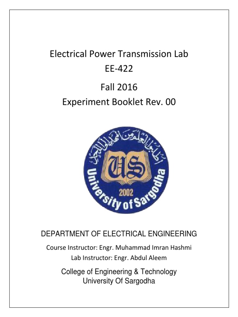 Ept Lab Manual | PDF | Insulator (Electricity) | Electric Power