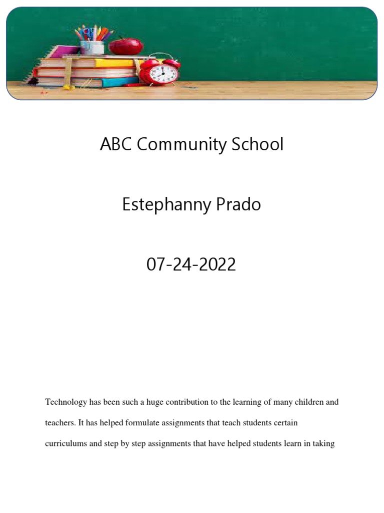 Abc Community School | Descargar gratis PDF | Learning | Understanding