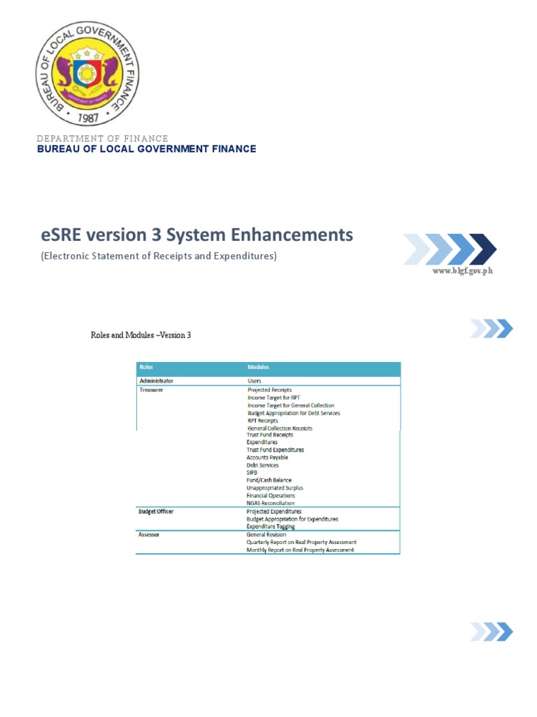 02 - eSRE Ver 3 System Enhancements | PDF | Expense | Debits And Credits