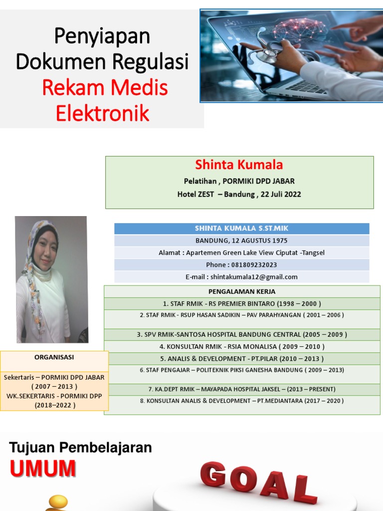 Penyiapan Dokumen Regulasi RME | PDF
