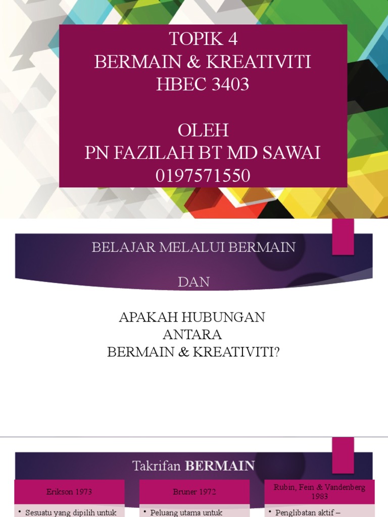 Hbec 3403 Topik 4 | PDF