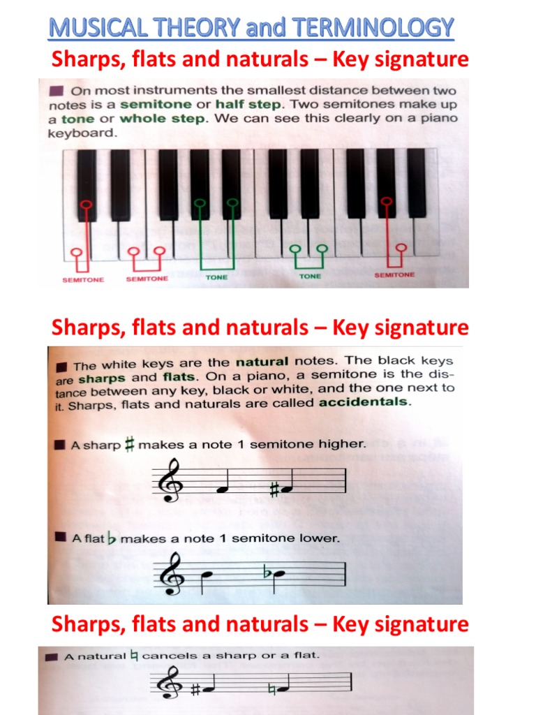 Understanding Key Signatures: Flats & Sharps | PDF | Language Arts ...