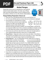 Flange Bolt Torque Sequence Guide | PDF | Screw | Mechanical Engineering