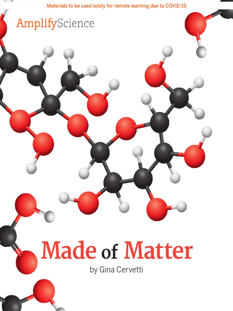 Made of Matter Amplify-Book | PDF | Molecules | Water