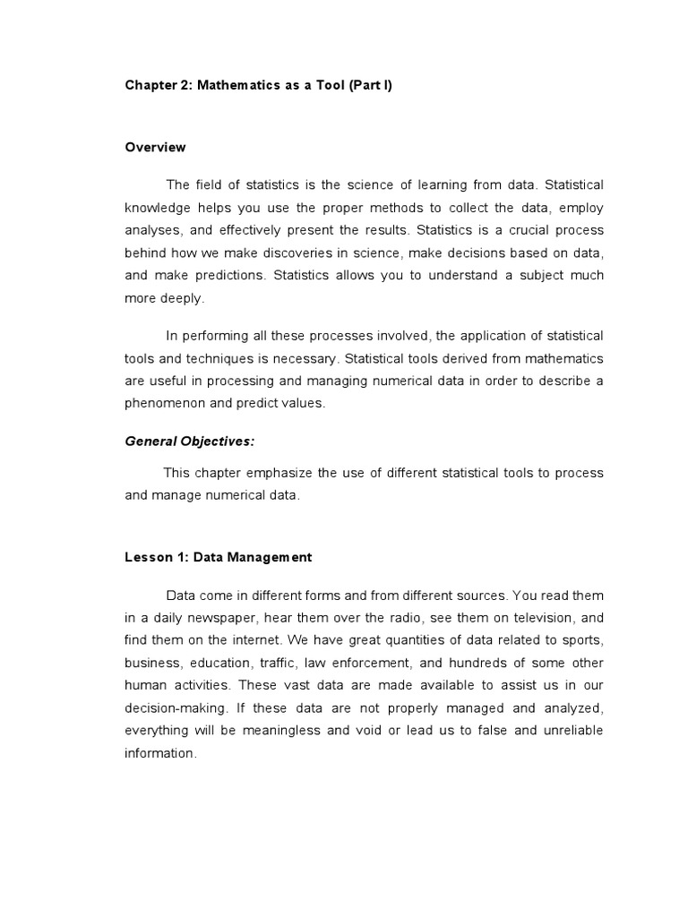 Chapter 2 Stat (MMW) | PDF | Statistics | Level Of Measurement