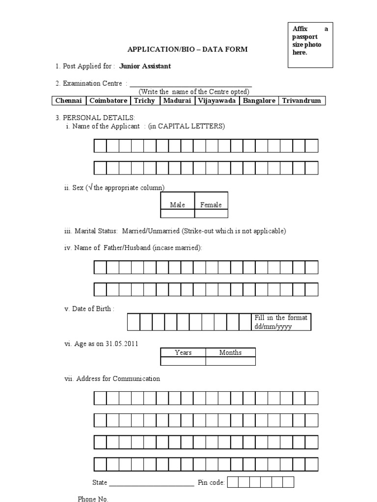 Application Form For Repco Bank | PDF