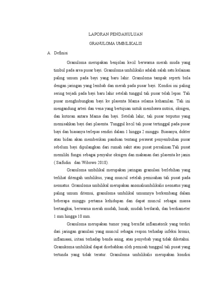 Laporan Pendahuluan Sindyyy Ayu | PDF