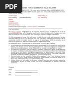 Evergreen Indemnity & Guarantee Letter | PDF | Indemnity | Bill Of Lading