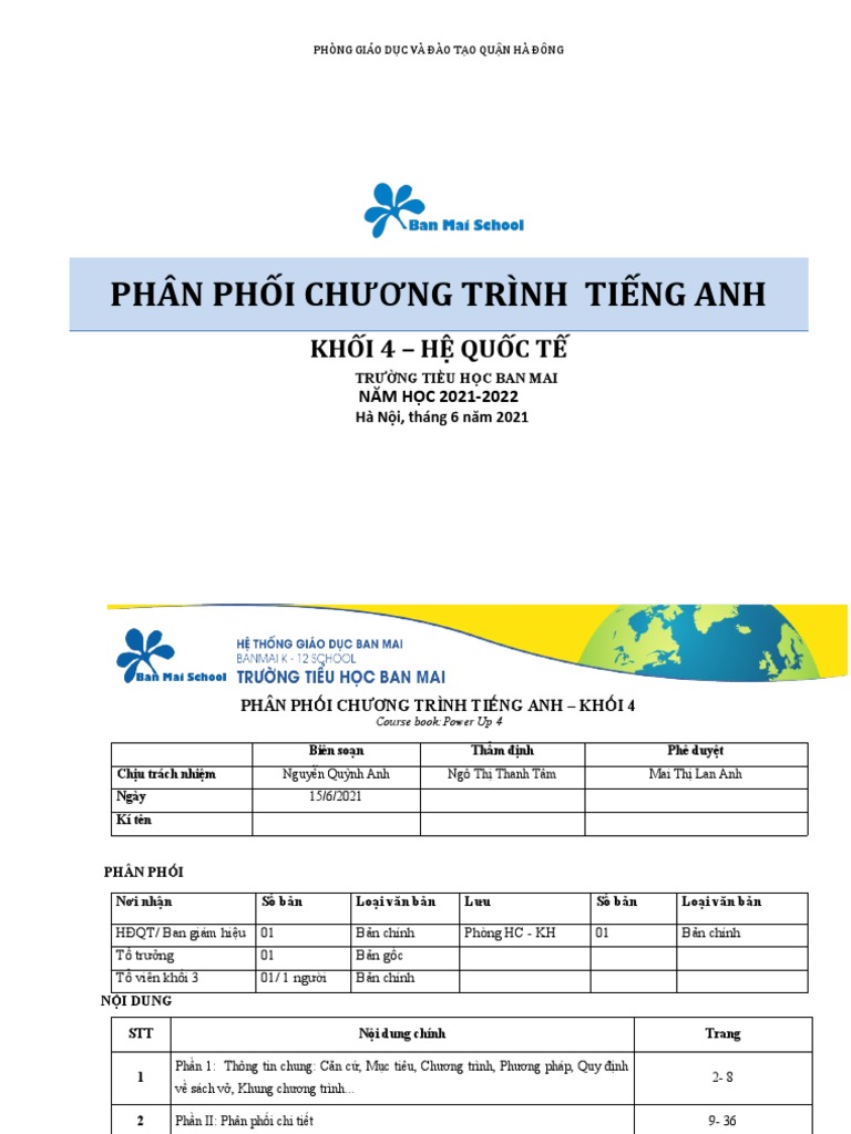 POWER UP 4 SYLLABUS Edited | PDF