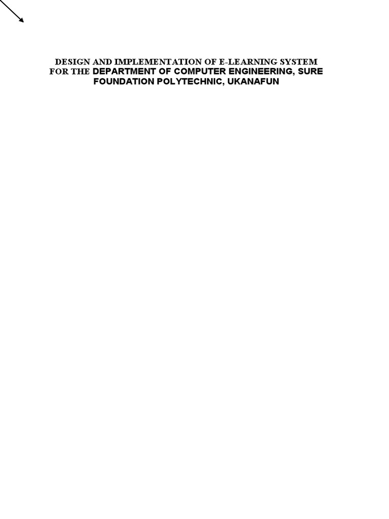 Design and Implementation of E-Learning System For The Department of ...