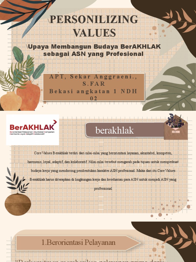 Membangun Budaya ASN Profesional | PDF