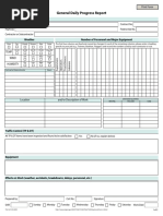 Monthly Contractor HSE Performance Report | PDF | Disability | Health ...