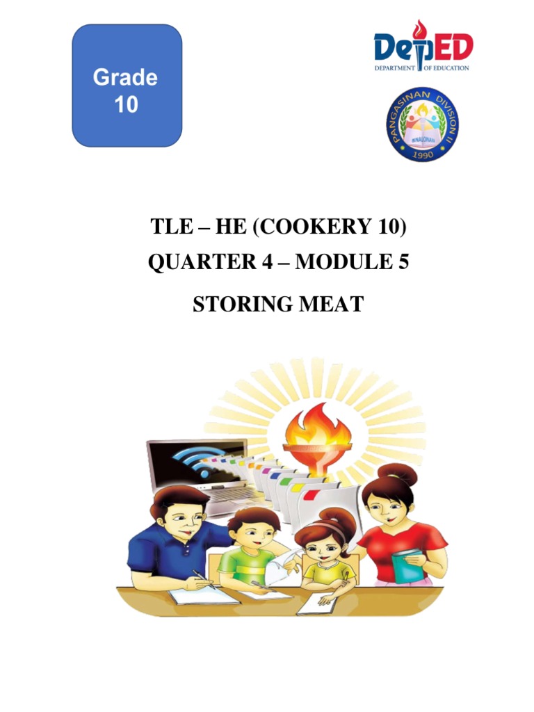 Tle - He (Cookery 10) Quarter 4 - Module 5 Storing Meat | PDF ...