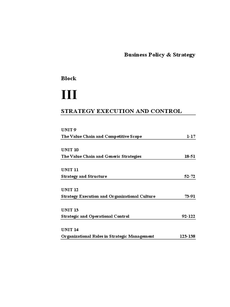 BPS 3 | PDF | Strategic Management | Competitive Advantage