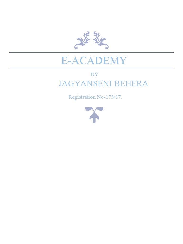 E-Academy: An E-Learning Platform | PDF | Use Case | Computing