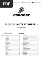 Blender 4.1 - Shortcuts | PDF