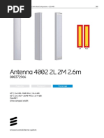 RRU 2217 Productdatasheet | PDF | Radio | Lte (Telecommunication)