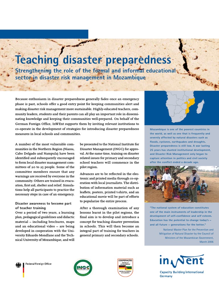 Teaching Disaster Preparedness in Schools | PDF | Emergency Management ...