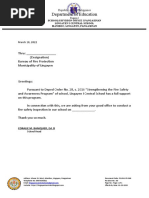 Request Letter Tesda | PDF