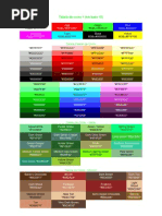 RGB Color Chart | PDF | Color | Visual Perception