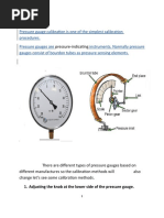 Guideline DKD-R 6-1 Calibration of Pressure Gauges | PDF