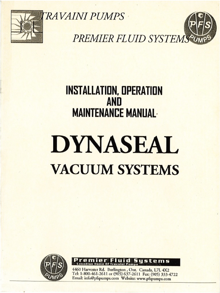 Manual Dynaseal | PDF