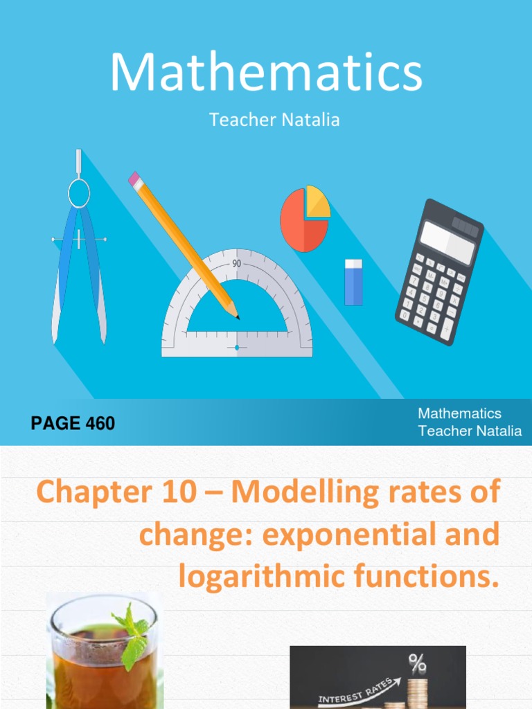 Chapter 10 - Modelling Rates of Change | PDF | Retirement | Exponential ...