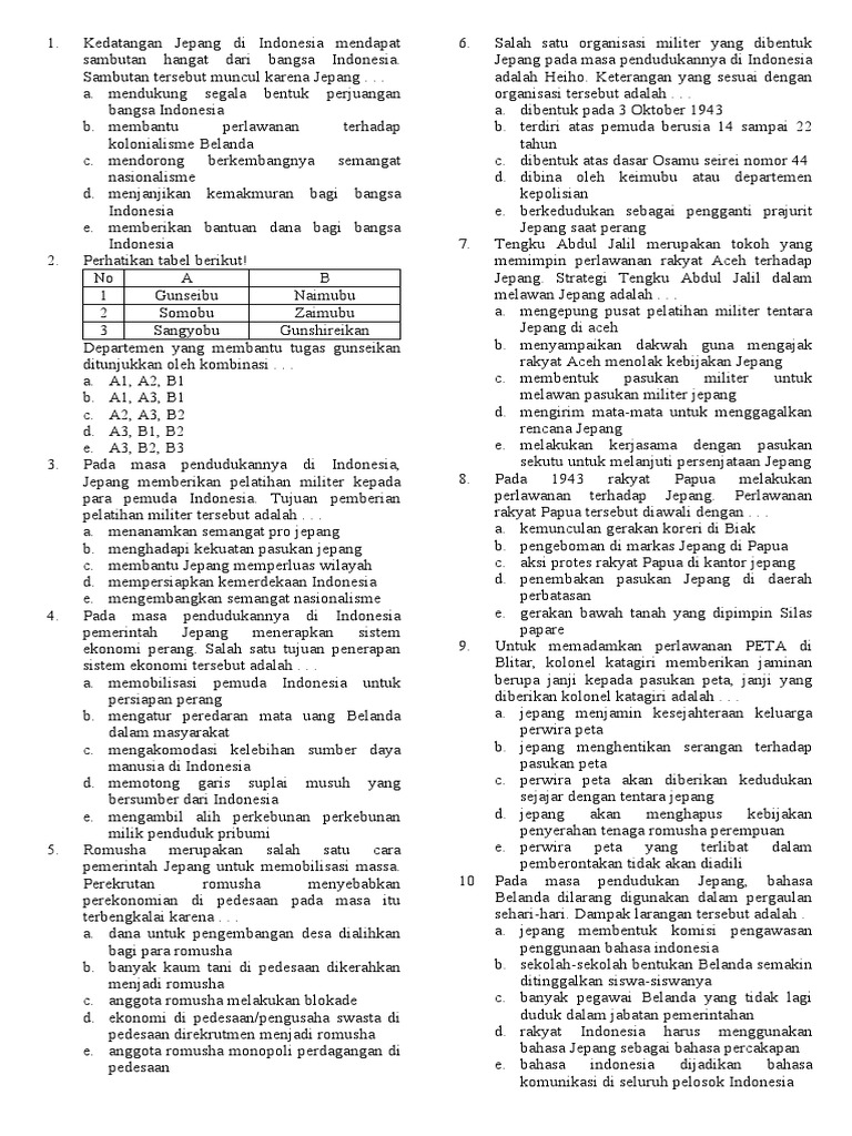 Sej Indonesia XI | PDF