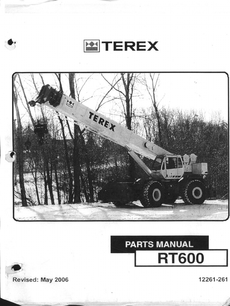 Terex RT600 | PDF | Axle | Clutch