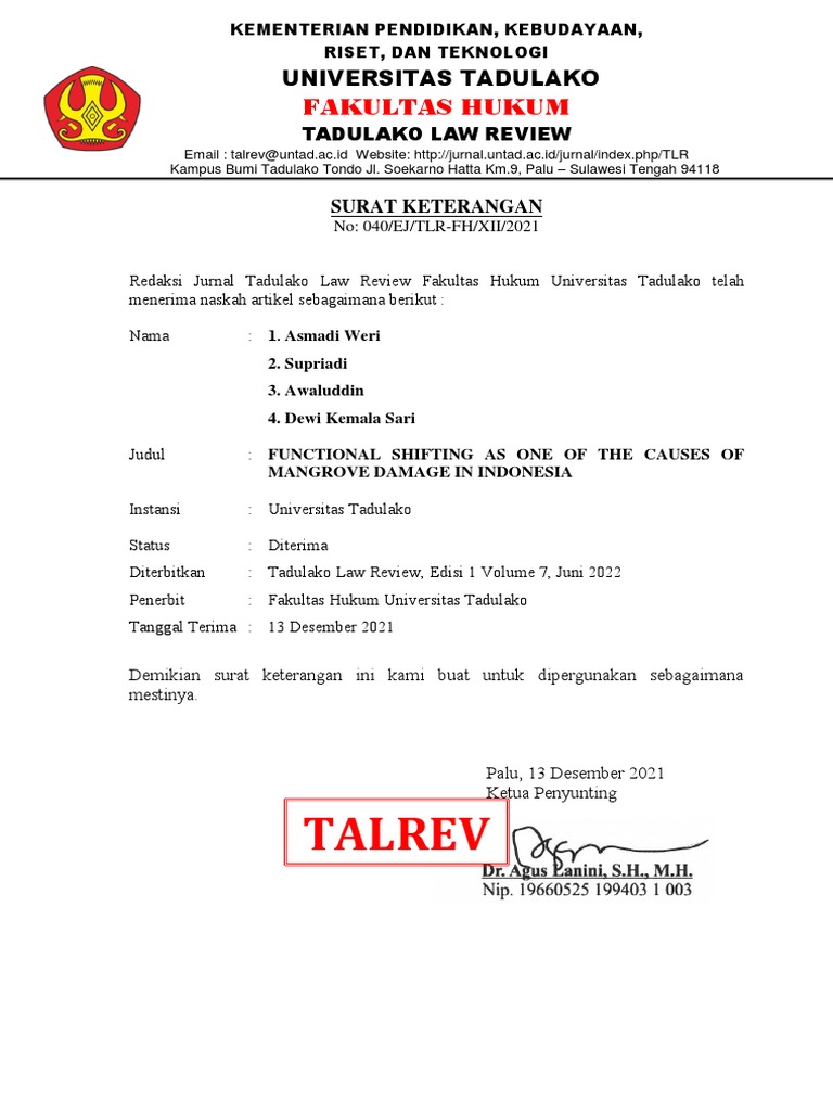 40 Asmadi Weri, Supriadi, Awaluddin, Dewi Kemala Sari | PDF