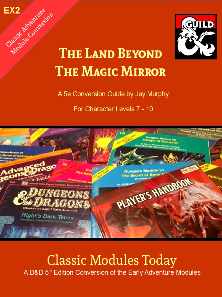 Classic Modules Today EX2 The Land Beyond The Magic Mirror 5e ...