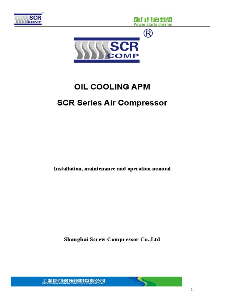 APM Compressor Maintenance, Operation Manual | PDF | Valve | Pipe ...
