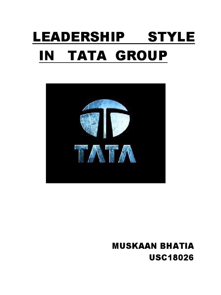 Tata's Leadership Evolution | PDF | Leadership | Economies