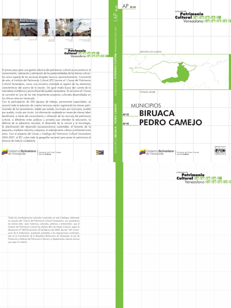 Apure Biruaca-Pedro Camejo | PDF | Venezuela | Patrimonio cultural