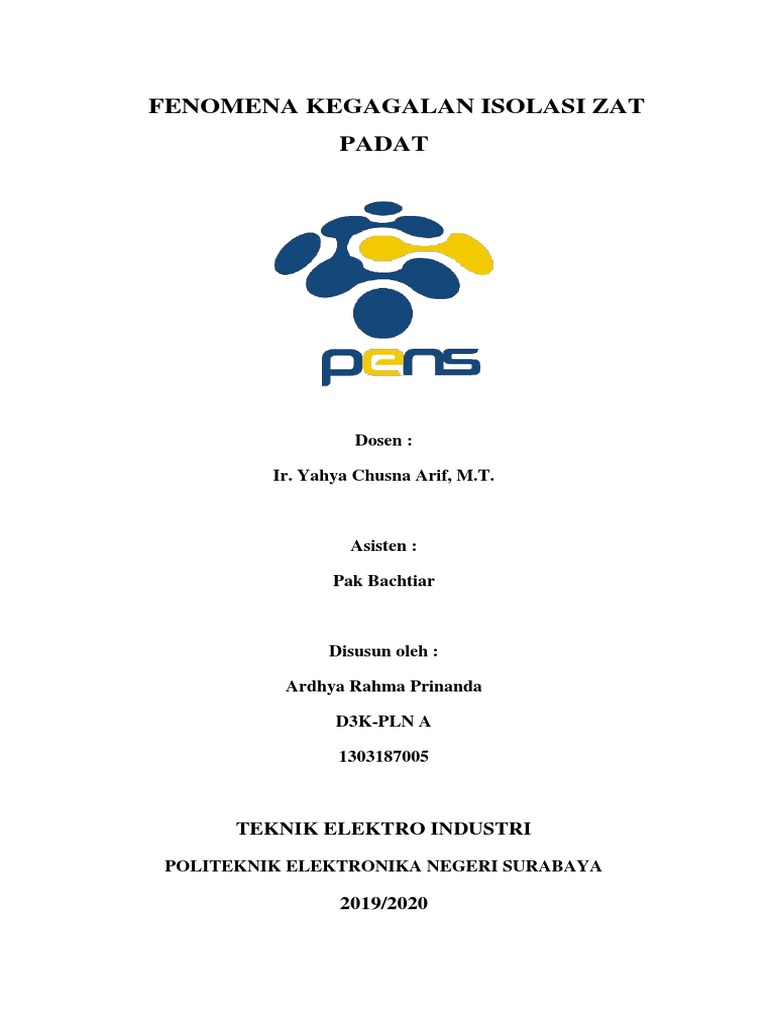 Fenomena Kegagalan Isolasi Zat Padat | PDF Fenomena Kegagalan Isolasi Zat Padat | PDF