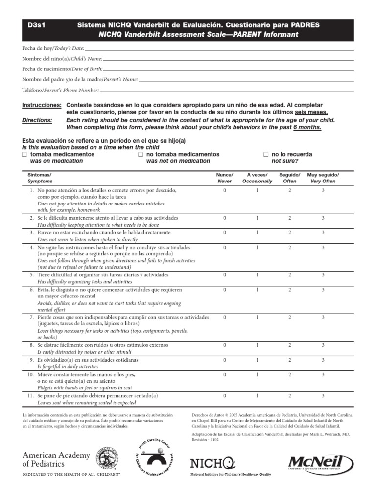 Vanderbilt For Parents | PDF